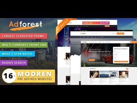 Best Classified WordPress Theme Virtual Tour | WordPress Classified Theme – Adforest on Themeforest