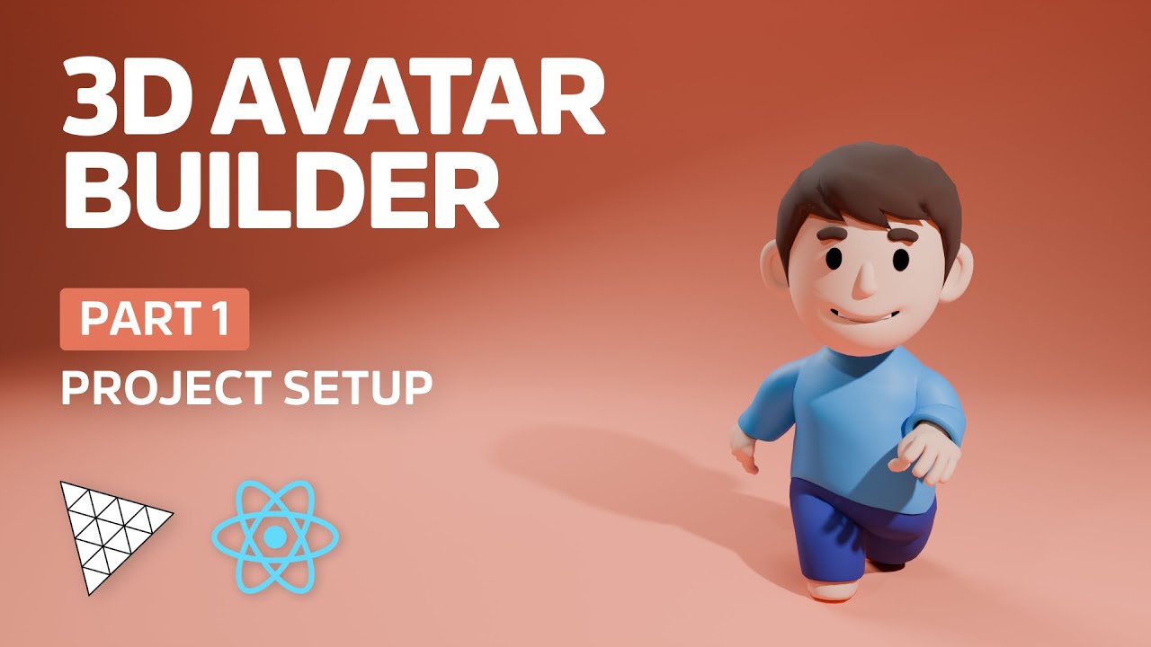 Make a 3D Avatar Builder w/ Threejs and React - Part 1: Project Setup - Wawa Sensei