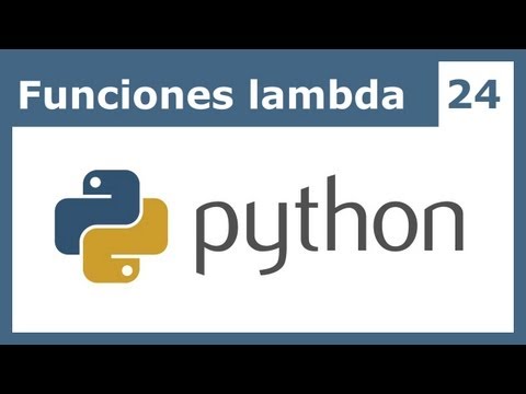 CLASE #24: FUNCIÓN LAMBDA. | APRENDAMOS PROGRAMANDO