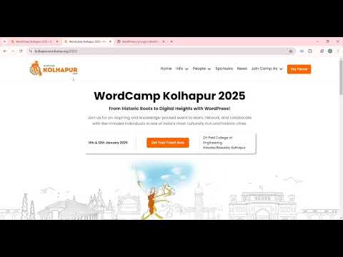 Tickets – WordCamp Kolhapur 2025
