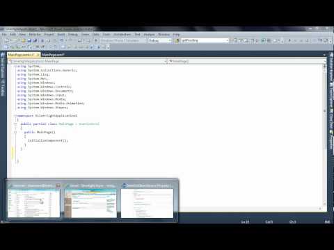 Bind List to Silverlight DataGrid sample – (Video) | Chanmingman's Blog