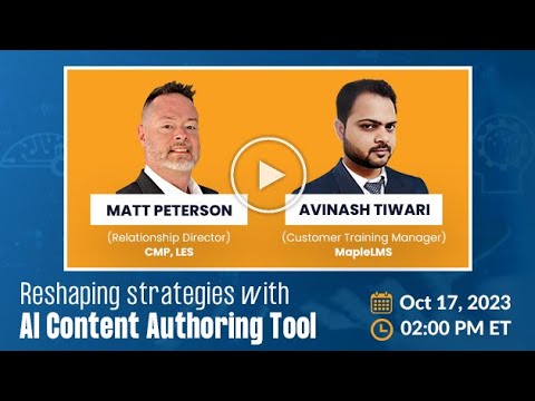 Reshaping Strategy with AI Content Authoring Tool - MapleLMS