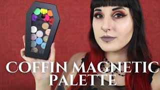 Notoriously Morbid Coffin shaped magnetic makeup palette review