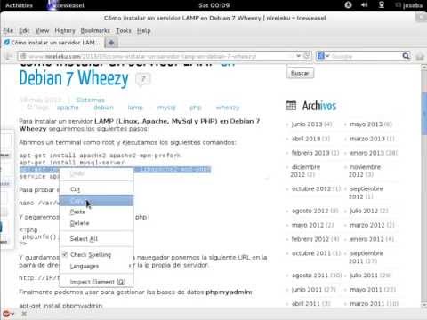 Cómo instalar un servidor LAMP en Debian 7 Wheezy – nireleku