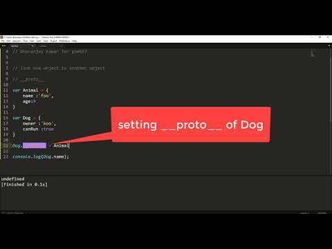 Video : __proto__ in JavaScript – Dhananjay Kumar