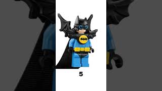 Every LEGO Nightwing Minifigure Ranked #Shorts