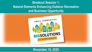 2020 SCBS Conference - Natural Elements Enhancing Outdoor Recreation and Business Opportunity