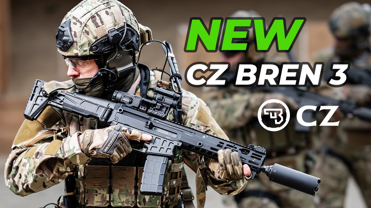 Česká zbrojovka představí útočnou pušku CZ BREN 3 - ARMYmag.cz