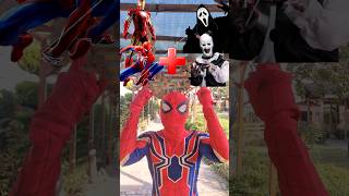 Spiderman and Ironman + Scream and Terrifier Clown = Marvel Animation #spiderman #marvel