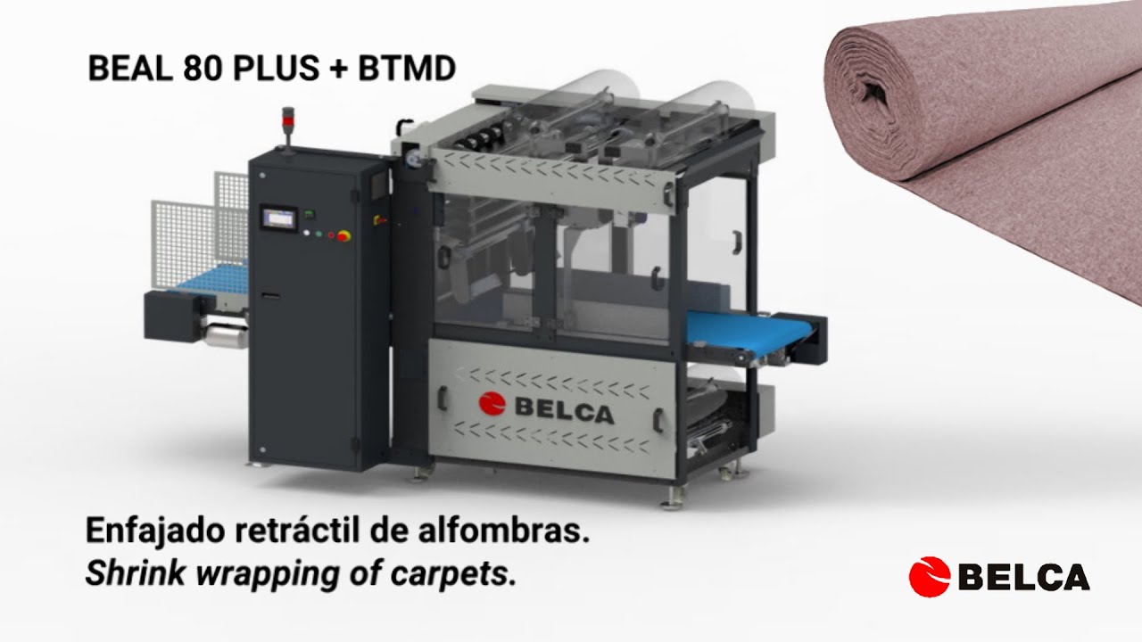 Sleeve wrap with polyethylene of carpets with BEAL 80 and BTMD - BELCA