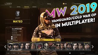 USE VANGUARD/COLD WAR OPERATORS IN MULTIPLAYER MODERN WARFARE 2019 NEW METHOD!