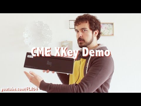 CME Xkey USB-MIDI Controller Great For Experimental Music, As A Food Tray & For Eating Ice Cream ...