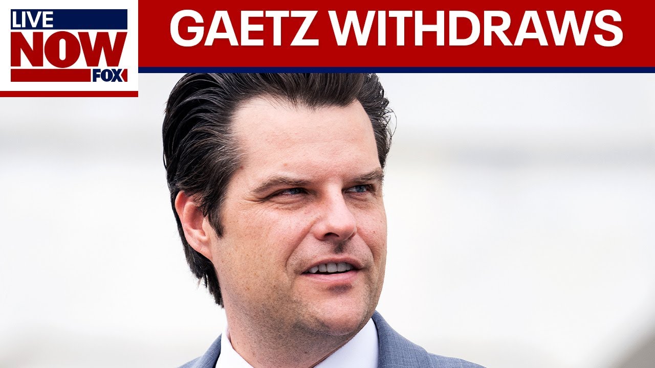 Matt Gaetz Stuns Washington with Attorney General Withdrawal Bombshell – Finish The Race