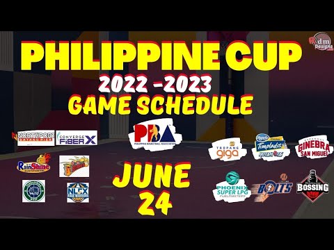 Pba Game Schedule for June 24, 2022 Philippine Cup Season 47 | Phoenix vs Magnolia | Smb vs ...