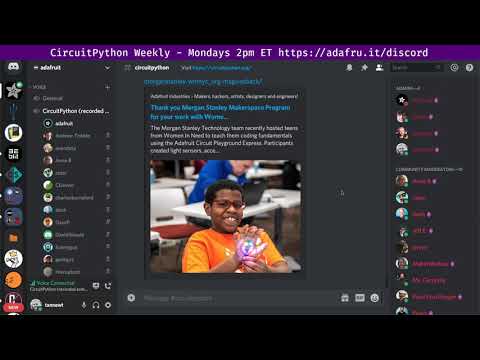 CircuitPython Weekly March 2nd, 2020 #adafruit: A New video by Adafruit Industries – eLearnTronics