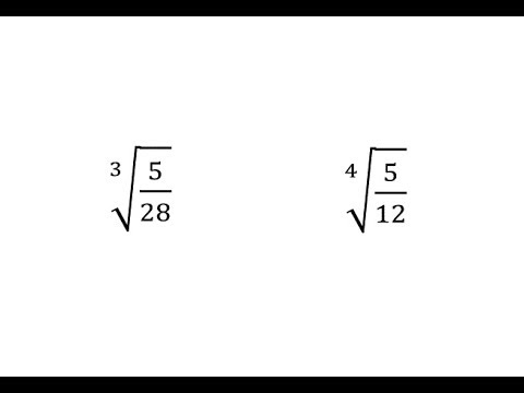 Rationalize the Denominator – Cube Root and 4th Root | Math Help from Arithmetic through ...