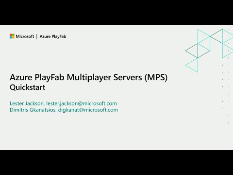 Azure PlayFab Multiplayer Servers intro (Linux) – Dimitris Gkanatsios
