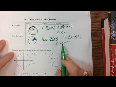 Introducing Radians with Arc Length and Sector Area – Easy Peasy All-in ...
