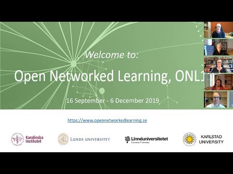 ONL192 Week 1: Getting started – Open Networked Learning