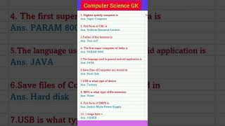 Computer GK Questions & Answers|Computer gk for competitive exams #trending #shorts