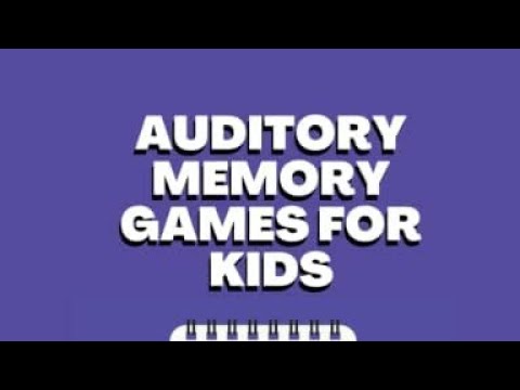 Autism Awareness and Help - Auditory Memory games for Kids:Play and ...