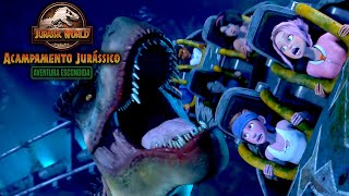 A Montanha-russa Mais Perigosa dos Dinossauros | JURASSIC WORLD: ACAMPAMENTO JURÁSSICO | Netflix
