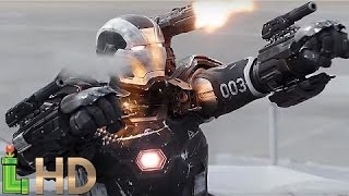 War Machine ALL FIGHT Scenes (MCU Including Captain America Civil War) HD