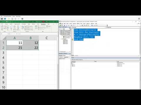 Import/Export Arrays in Excel VBA VIDEO | educational research techniques