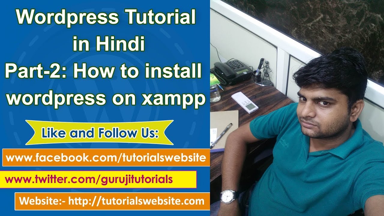 How to install wordpress in xampp step by step | Part-2 | tutorialswebsite