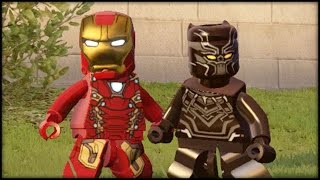 LEGO MARVEL AVENGERS - CIVIL WAR DLC FUN RUN! All Characters!