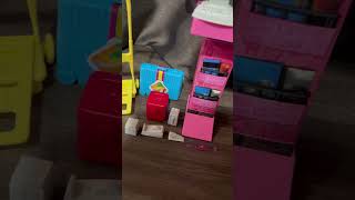 Barbie doll size playset juniors doll flight attendant