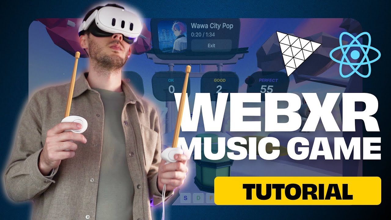 AR/VR Rhythm Game with React Three Fiber - Wawa Sensei
