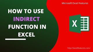 how to use INDIRECT function in excel #indirect