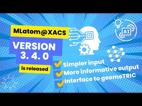 Optimize molecular geometries easier with MLatom 3.4.0 – MLatom