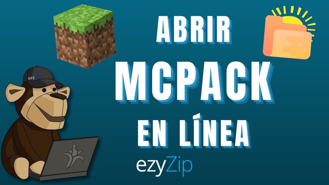 Extraer archivos MCPACK en línea (¡No se requiere registro!) - ezyZip