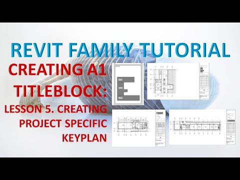 CREATING A1 TITLEBLOCK LESSON 5 – CREATING PROJECT SPECIFIC KEYPLAN | LEARNING WITH RICH