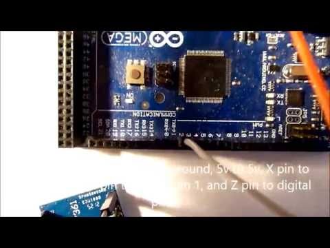 Arduino MMA7361 Accelerometer | Arduino Projects