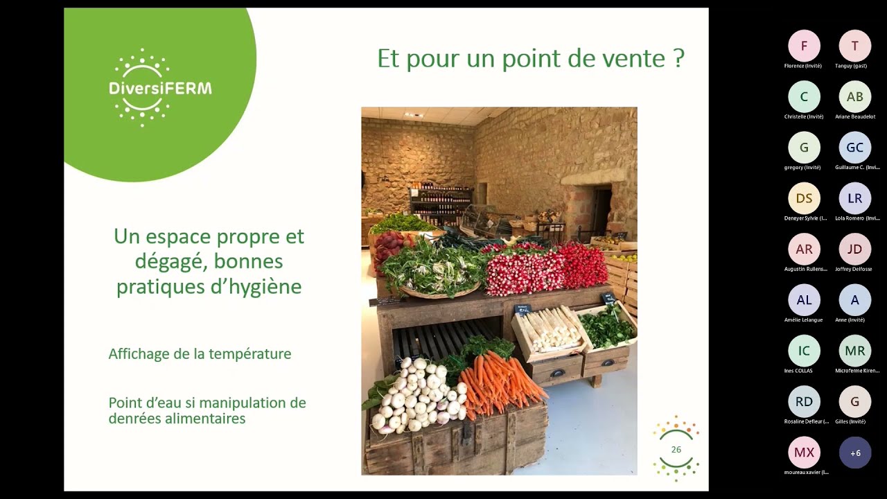 Transformer et vendre ses légumes bio : aspects sanitaires - Réseau RADiS