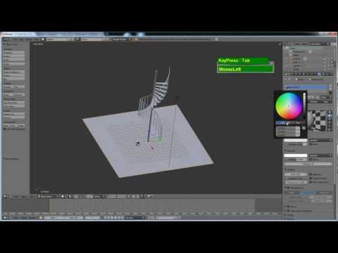 Bài học: tạo cầu thang sử dụng Array Modifier trong phần mềm Blender / Modelling a stairs using ...