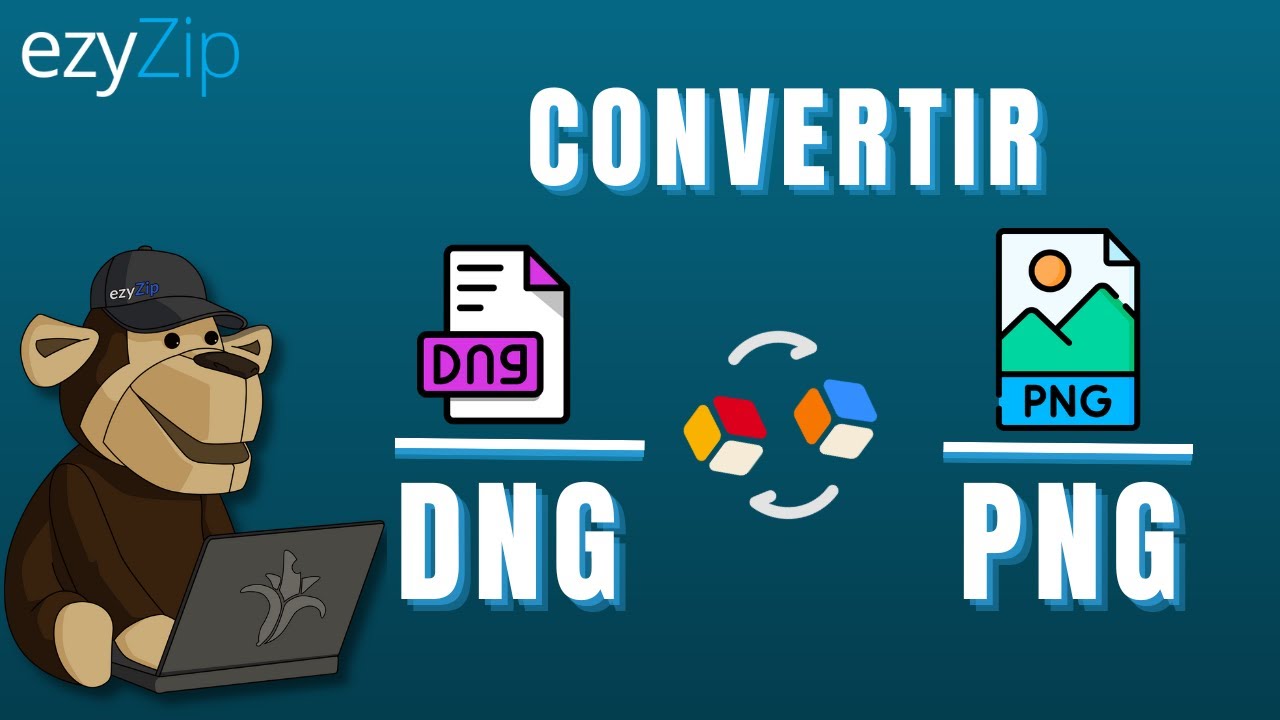 Convierte DNG a PNG en línea (¡Rápido!) - ezyZip