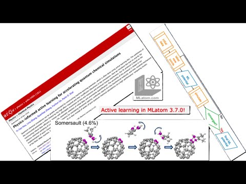 Active learning for building data-efficient machine learning potentials – MLatom