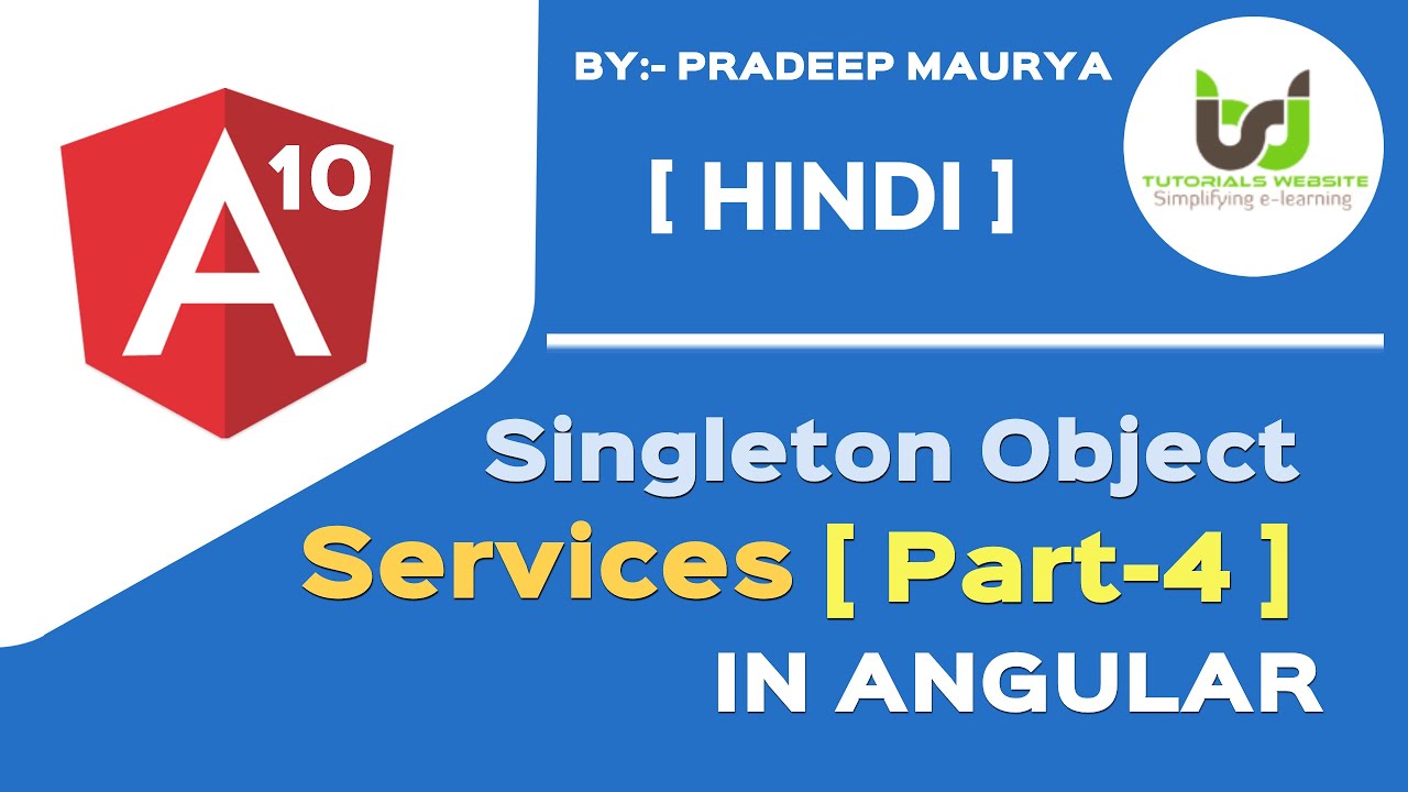 Singleton object in Angular | Singleton services | Learn Angular 10 Tutorials in Hindi | Part-41 ...