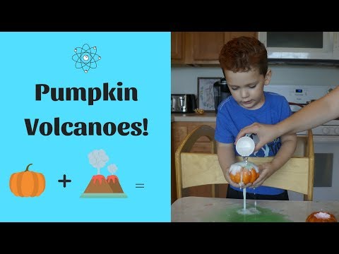 EXPLODING PUMPKIN VOLCANOES! | KIDS SCIENCE ACTIVITY | FALL PRESCHOOL ...