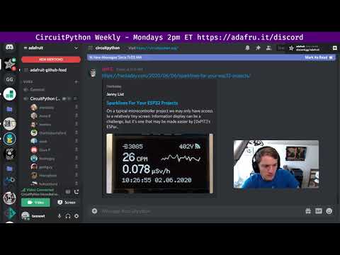 CircuitPython Weekly Meeting June 8th, 2020 #adafruit: A New video by Adafruit Industries ...