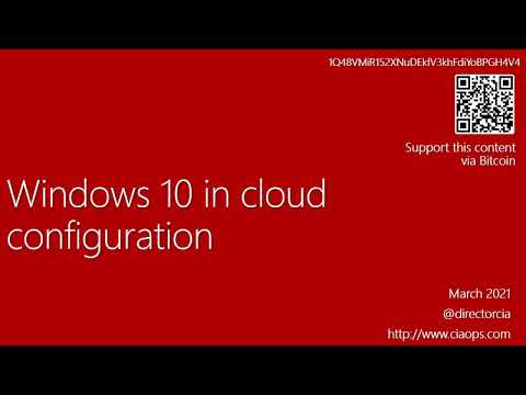 Windows 10 in cloud configuration – CIAOPS