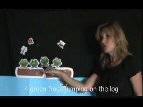 Teach Children English through music 5 Green Frogs | ESL Drama Games