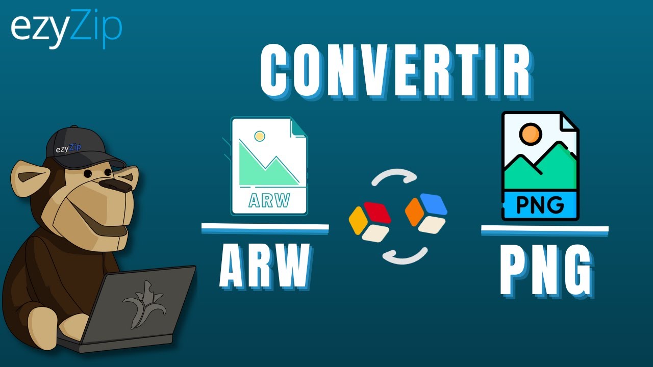 Convierte ARW a PNG en línea (¡Rápido!) - ezyZip