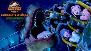 La montaña rusa del peligro extremo de los dinosaurios | JURASSIC WORLD CAMPAMENTO CRETÁCICO