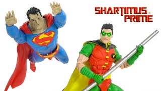Awesome Repaints? - DC Multiverse Superman Hush & Robin Reborn McFarlaneToys Action Figure Review