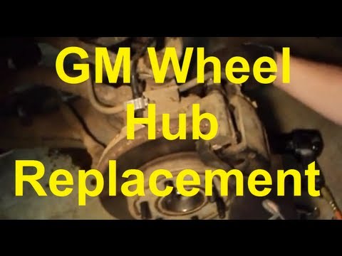 How To Replace The Wheel Bearing/Hub on GM Sierra Silverado etc | Car Fix DIY Videos